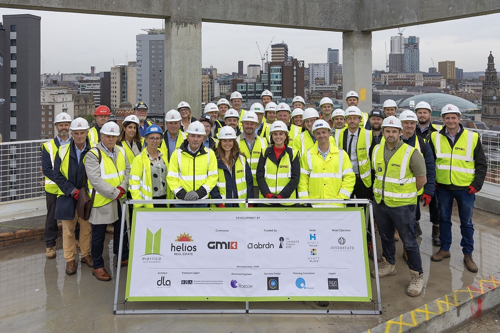 VIDEO | GMI tops out on Leeds Hyatt - Place Yorkshire